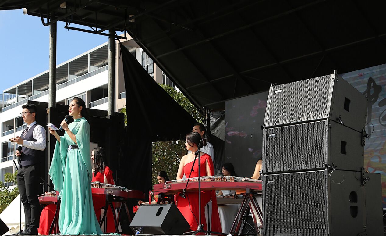 Skytone Vera Line Array Speakers for China Fun Rhodes 2018 Mid Autumn ...